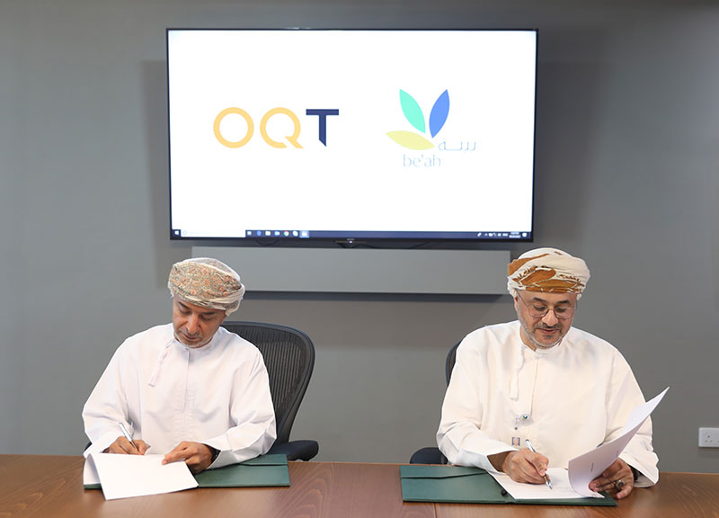 OQT & be’ah sign agreement for emission reduction project development ...